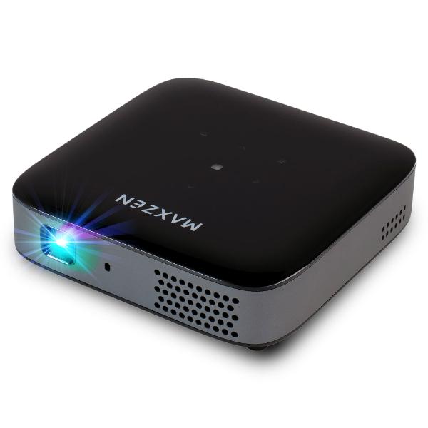 MAXZEN 期間限定ポイント10倍！ MP-D10HC-BK ブラック ポータブル プロジェクター 家庭用 4K対応 Wi-Fi2.4G/5G 8000mAh Bluetooth5.2 ...