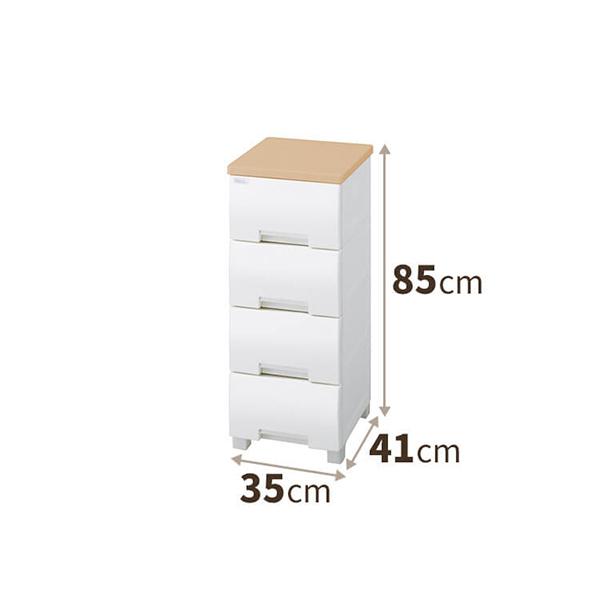 天馬 天馬(Tenma) フィッツプラス F3504 メープル/ホワイト チェスト : 総合通販PREMOA Yahoo!店 - 通販 - Yahoo!ショッピング