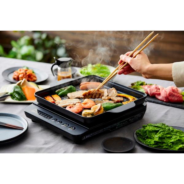 IRIS OHYAMA アイリスオーヤマ IHKP-YP14-Bブラック IH専用焼肉プレート メーカー直送 : 総合通販PREMOA ...