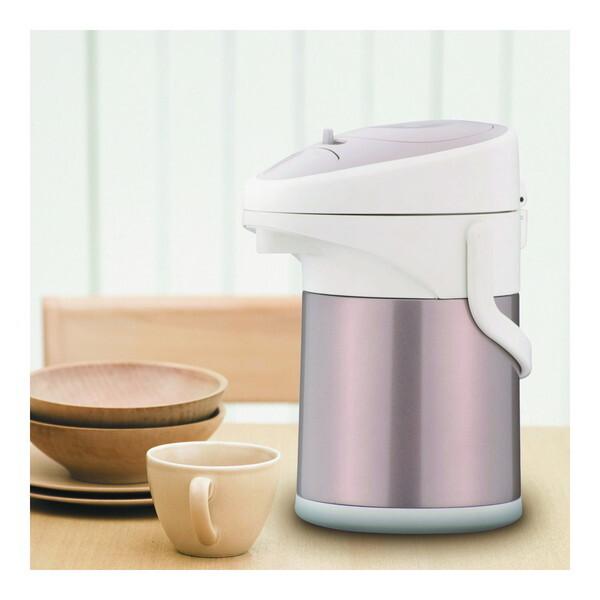 パール金属 ホッとタイム ダブルステンレスエアーポット 2.5L(メタルブラウン) H-6339 : 総合通販PREMOA Yahoo!店 - 通販 - Yahoo!ショッピング