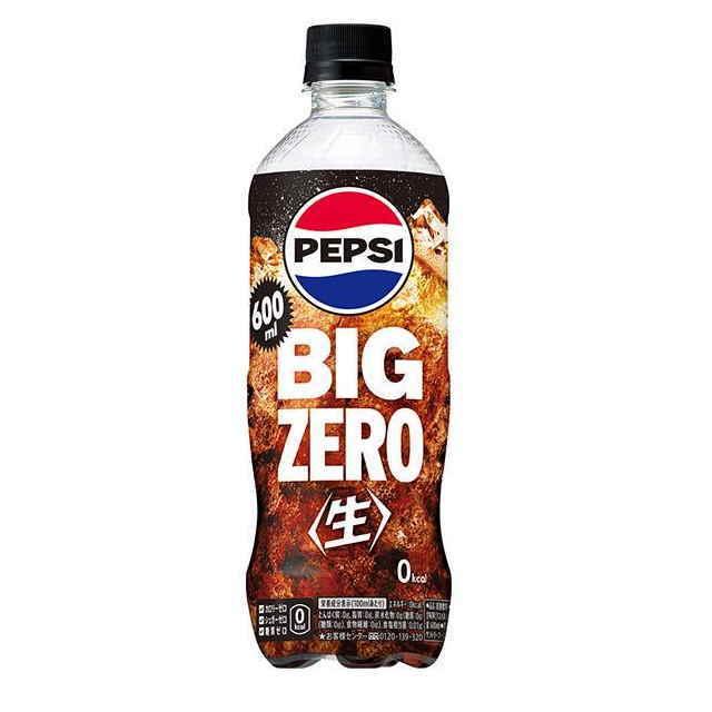 PEPSI（ペプシ） [飲料]【24本単位でご注文ください】48本まで同梱可 サントリー ペプシ〈生〉BIG【ZERO】 600mlPET ...