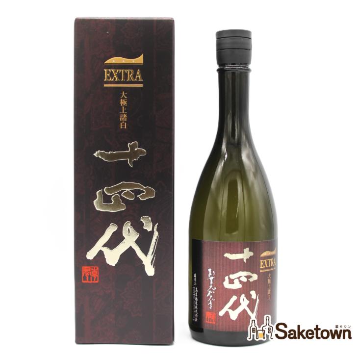 十四代 全国配送可能 高木酒造 EXTRA エクストラ 大極上諸白 日本酒 純米大吟醸 生詰 15％ 720ml 箱付き（2025年製造） : Saketown - 通販 - Yahoo!ショッピング