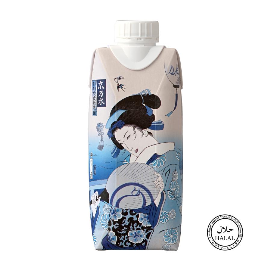 京乃水シリーズ 第二弾 清流咲良納涼図（せいりゅうさくらのうりょうず）ミネラルウォーター 紙容器 330ml 18本入 : さくらこだわり工房 - 通販 - Yahoo!ショッピング