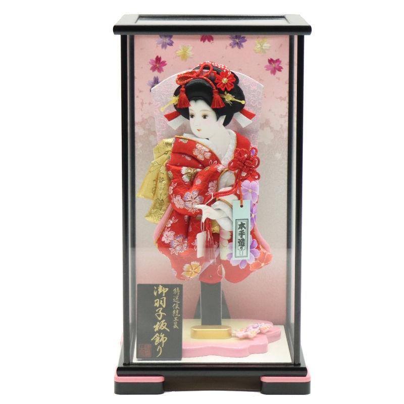 羽子板 ケース飾り 花衣 10号 金襴 高さ45cm 黒塗りピンクケース 2024-ys161 : さくらソレイユ - 通販 - Yahoo!ショッピング