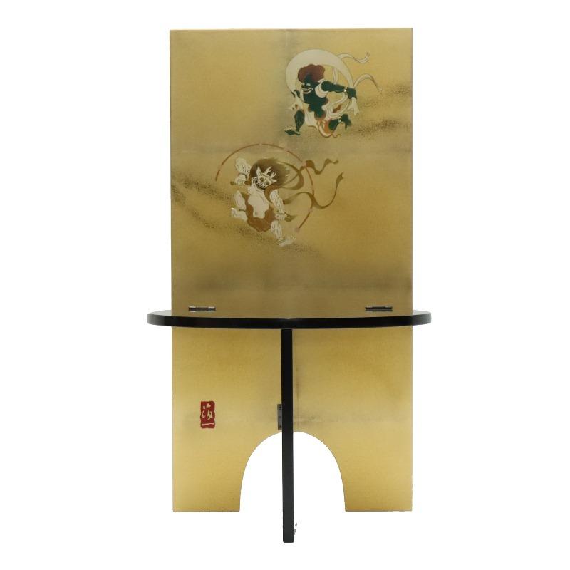 アウトレット品 屏風台 台屏風セット 風神雷神 23a-ya-0250 : さくらソレイユ - 通販 - Yahoo!ショッピング