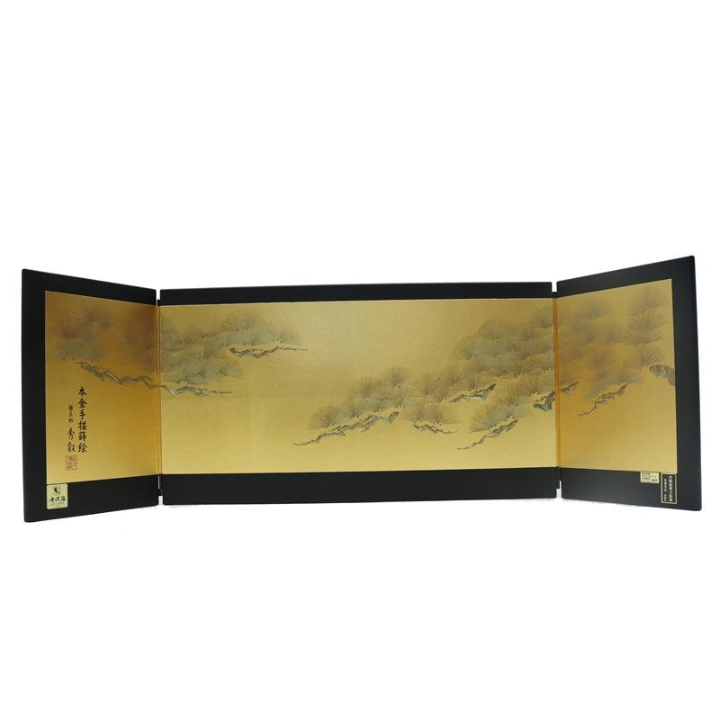 アウトレット品 屏風 屏風のみ 11号 三曲屏風 H-800 金箔松用 ツヤ消 23a-ya-0265 : さくらソレイユ - 通販 - Yahoo!ショッピング