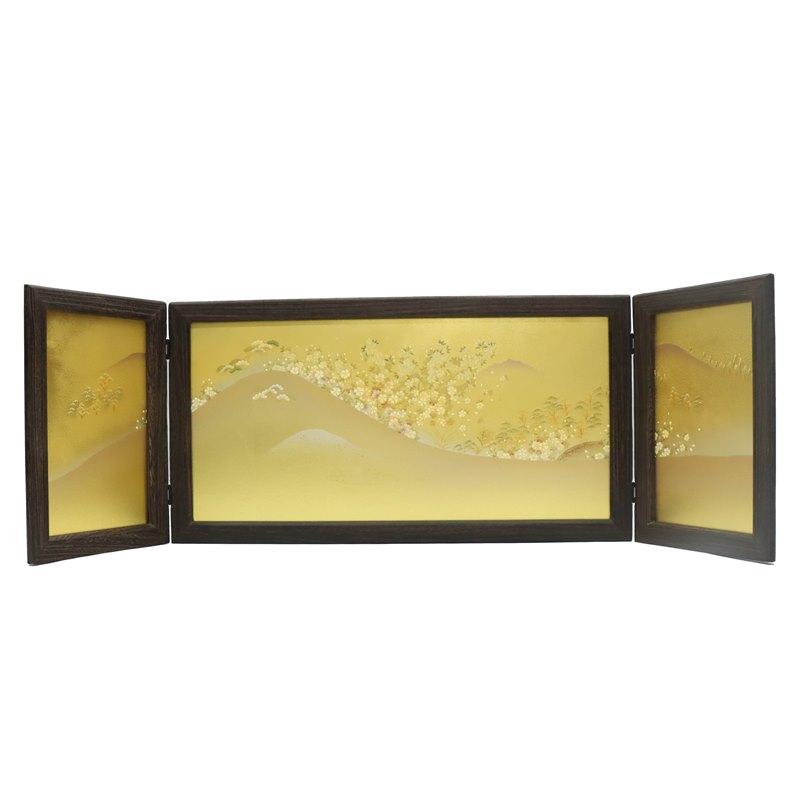 アウトレット品 屏風 屏風のみ 15号 三曲屏風 焼桐屏風 23a-ya-0426 : さくらソレイユ - 通販 - Yahoo!ショッピング