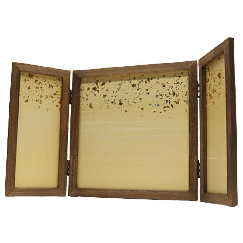 アウトレット品 屏風 単品 13号 焼桐箔ちらし 三曲屏風 24a-ya-0046 : さくらソレイユ - 通販 - Yahoo!ショッピング