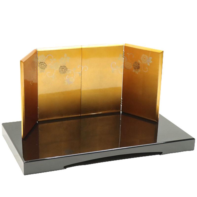 アウトレット品 台屏風セット 36cm 牡丹唐草屏風 /平飾り台 24a-ya-0183 : 24a-ya-0183 : さくらソレイユ - 通販 - Yahoo!ショッピング
