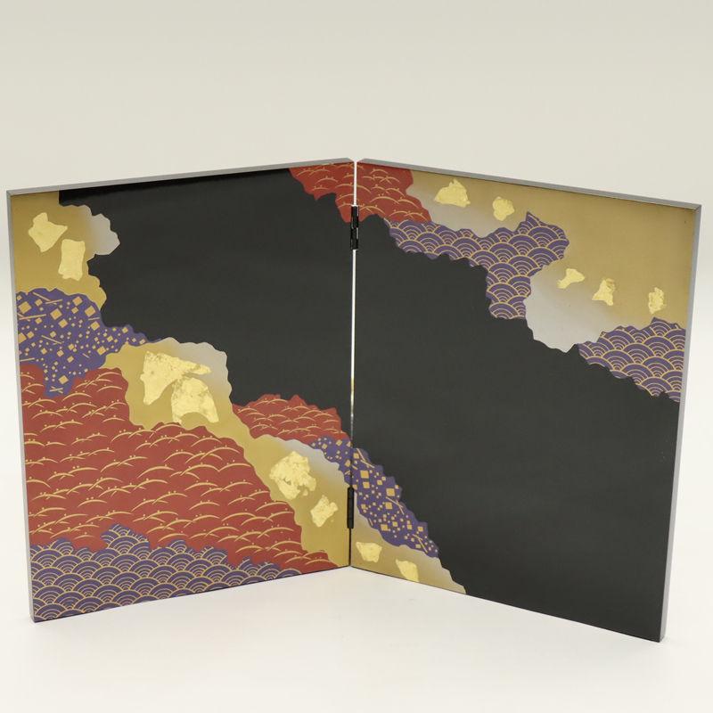 アウトレット品 屏風 単品 30cm 錦雲 二曲屏風 金箔 24a-ya-0216 : さくらソレイユ - 通販 - Yahoo!ショッピング