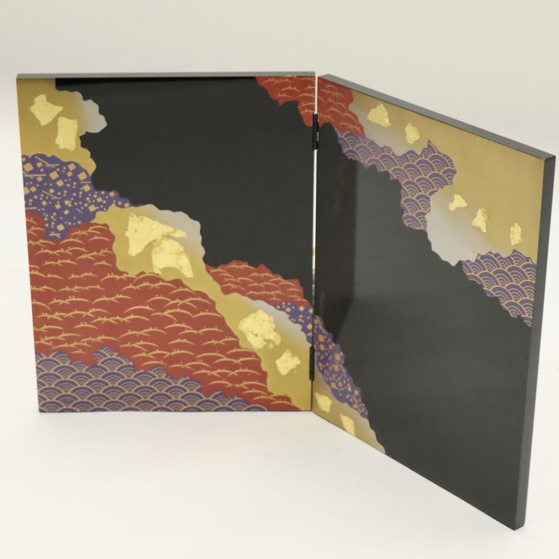 アウトレット品 屏風 単品 30cm 錦雲 二曲屏風 金箔 24a-ya-0216 : さくらソレイユ - 通販 - Yahoo!ショッピング