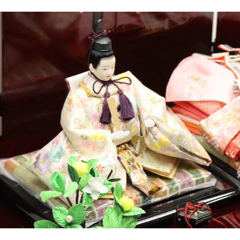 アウトレット品 雛人形 親王 収納飾り 雛爛漫 流水桜 溜塗 24a-ya-0375 : さくらソレイユ - 通販 - Yahoo!ショッピング