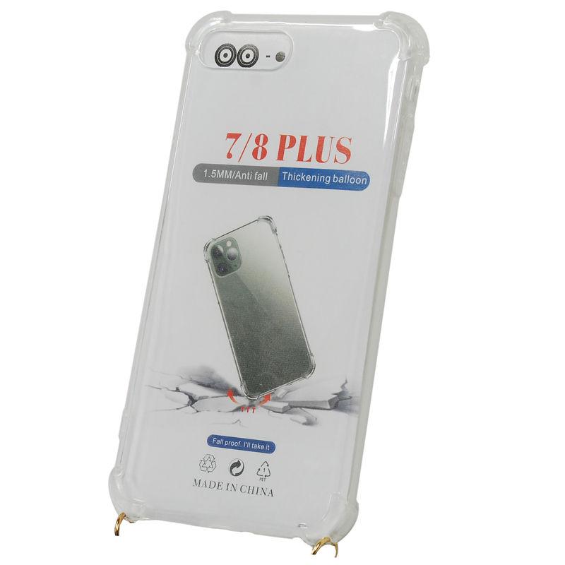 スマートフォン ネックストラップケース（iPhone7Plus/8Plus ）BORDER BLACK 大人用 携帯カバー スマホホルダー スマホケース スマホカバー : さくらソレイユ ...