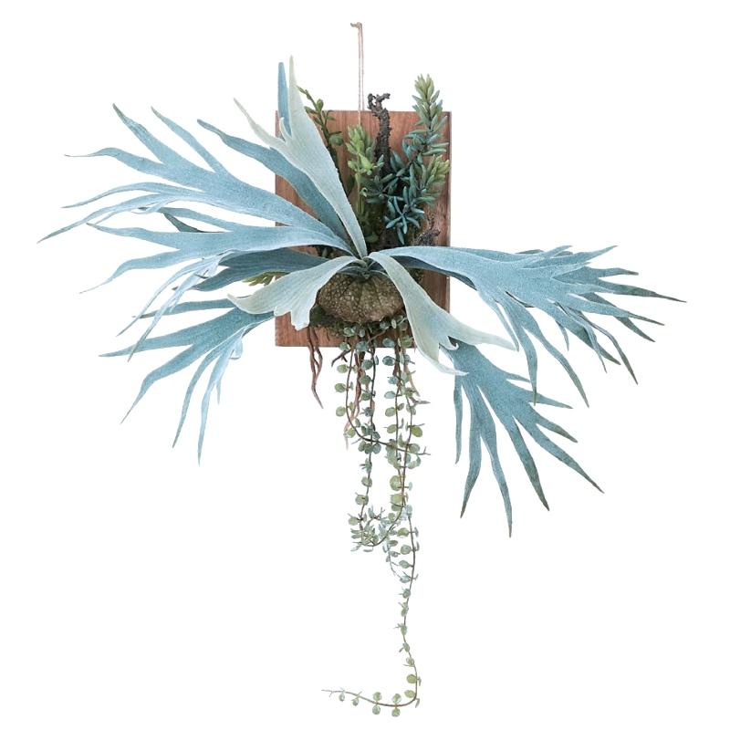 人工観葉植物 ビカクシダ ウォール ハンギング アカシア 20 （1個入り） 991761 （代引き不可） p92 : さくらソレイユ - 通販 - Yahoo!ショッピング