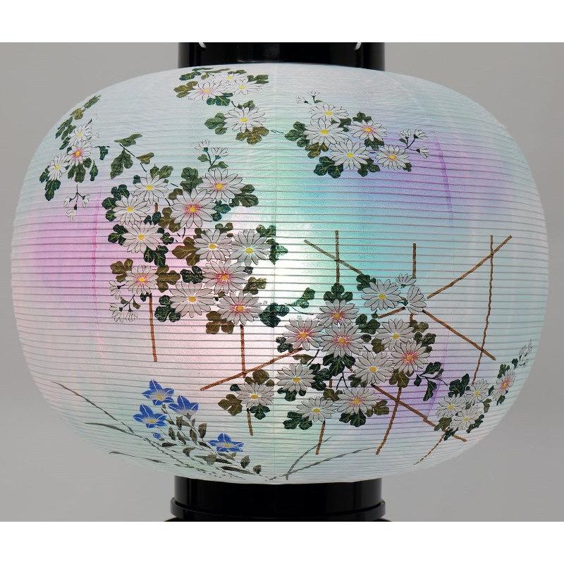 盆提灯 八女提灯 置き提灯 行灯 廻転灯 あかり綾型蒔絵絵入 12号 （P39)(8606-12721) : さくらソレイユ - 通販 - Yahoo!ショッピング