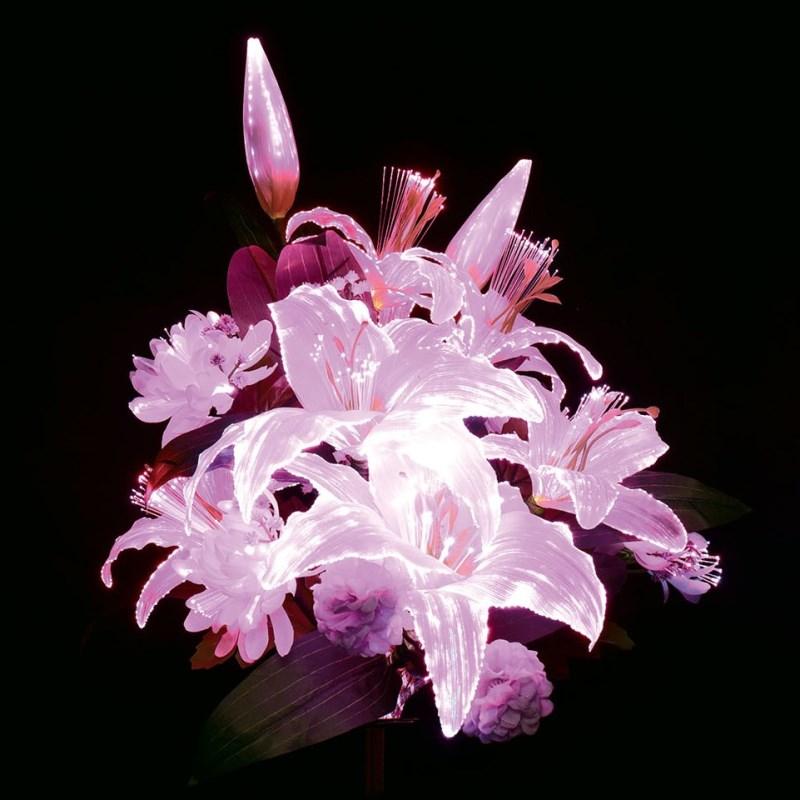 盆提灯 八女提灯 花タイプ ルミナス アレンジ百合 （P49)(8865-90208) : さくらソレイユ - 通販 - Yahoo!ショッピング