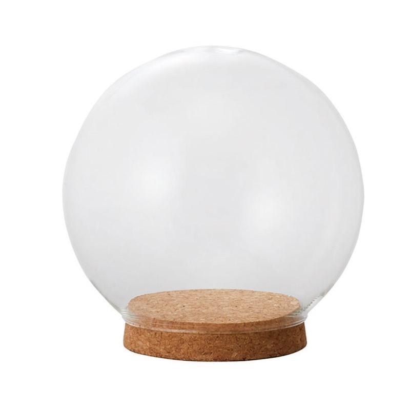 ガラスベース Glass Dome with Cork ガラスドーム ウィズ コルク natural 2個入り 777-433-000 [p120] （代引き不可） : さくらソレイユ ...