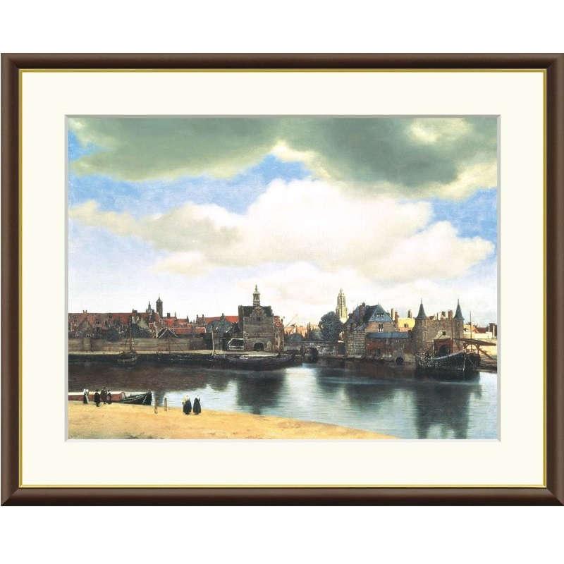 額絵 フェルメール デルフトの眺望 f8・f6・f4サイズ 世界の名画シリーズ gk-a5-j1005（p7） J1-005 （代引き不可） : さくらソレイユ - 通販 - Yahoo!ショッピング