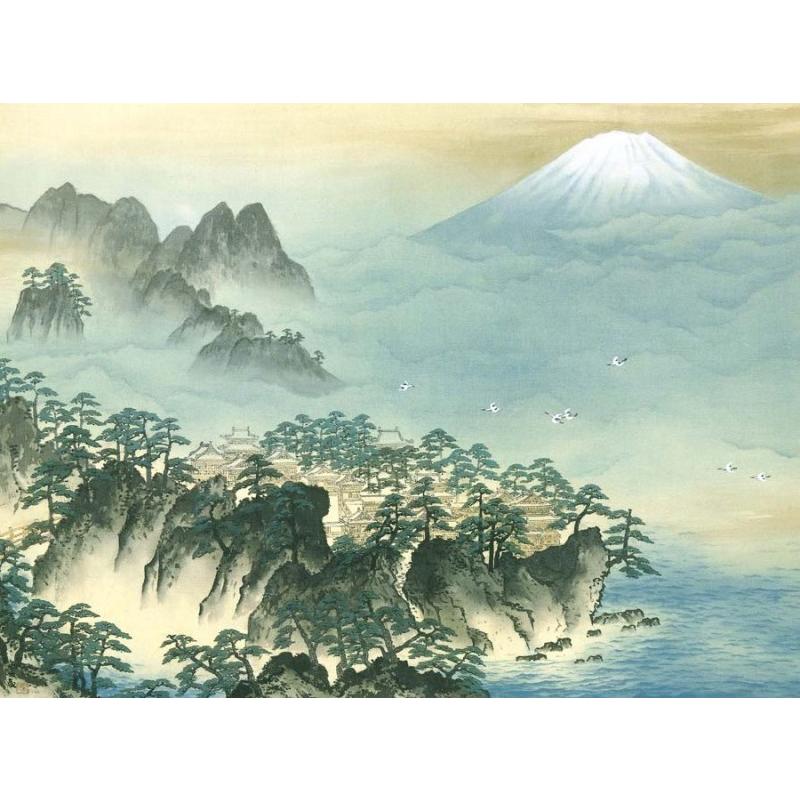 額絵 横山大観 蓬莱山 f8・f6・f4サイズ 日本の名画シリーズ gk-a5-j2007（p89） J2-007 （代引き不可） : さくらソレイユ - 通販 - Yahoo!ショッピング