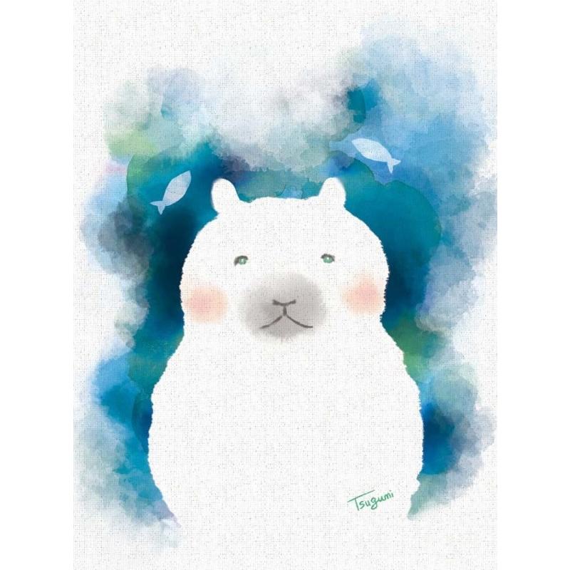 額絵 木下つぐみ しろくま f8・f6・f4サイズ 癒しの動物たち gk-a5-j3m009（p71） J3-M009 （代引き不可） : さくらソレイユ - 通販 - Yahoo!ショッピング