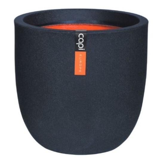 インテリア ポット プランター Capi Europe アーバンス ムールボール Sサイズ （BK） 高さ34cm （P159-99560 ...