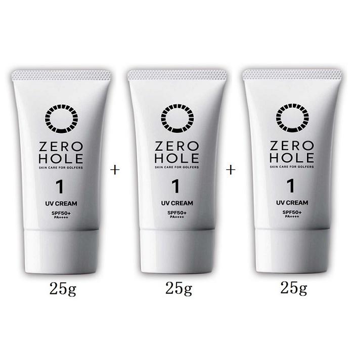 NO.1【携帯用 25g】3個セット【送料無料】ゼロホールゴルファー専用 日やけ止めクリーム 25g ZERO HOLE SPF50+ PA++++（無香料） : 桜駅 Yahoo!店 ...