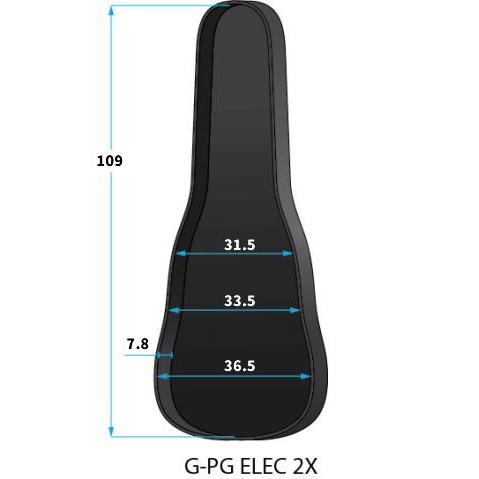 GATOR ゲーター エレキギター用 ギグバッグ Pro-Go Series レインカバー付属 G-PG ELEC 2X〔デュアルバッグ/2本 ...