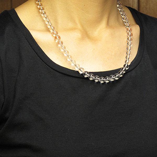 水晶 ネックレス AAA 8mm : pd463 : サクライ宝石工芸 - 通販 - Yahoo!ショッピング