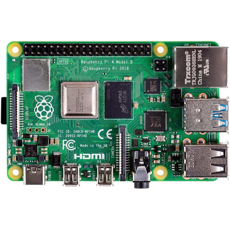 Raspberry Pi 4 Modelo B 2019 Quad Core 64 bit WiFi Bluetooth (4 GB ...