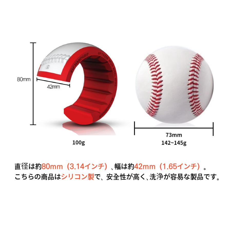 DoKDoK 4F HANDGRIP 強度選択 14~22kg ボール投げに必要な筋トレ握力の強化 トレーニング (22kg(Gray)) : さくらんぼ屋 - 通販 - Yahoo!ショッピング