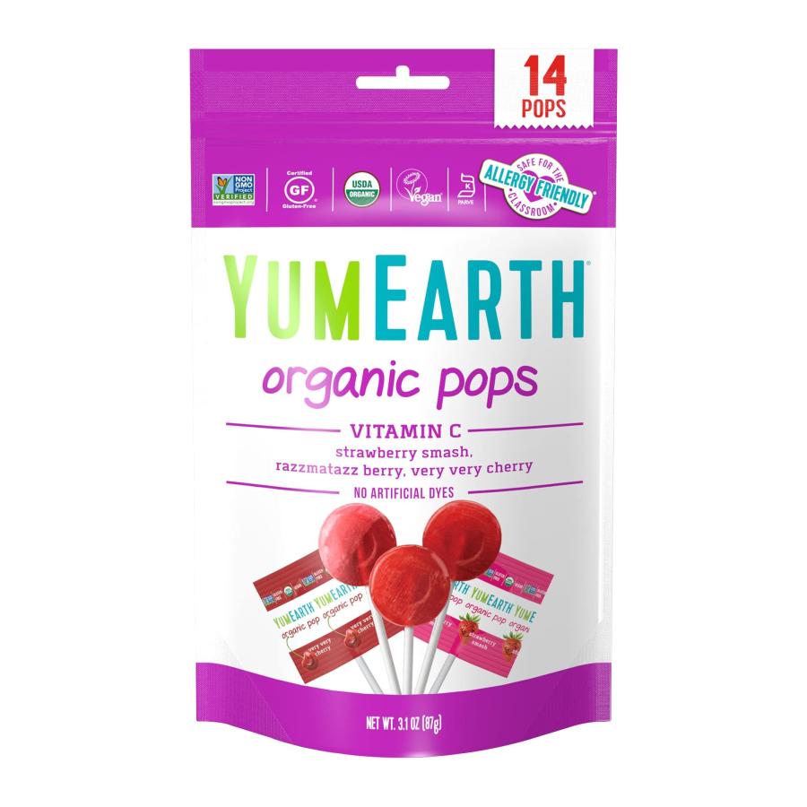 Yummy Earth, Organic Vitamin C Pops, 15 Lollipops, 3 oz (85 g) : さくらの木道 - 通販 - Yahoo!ショッピング