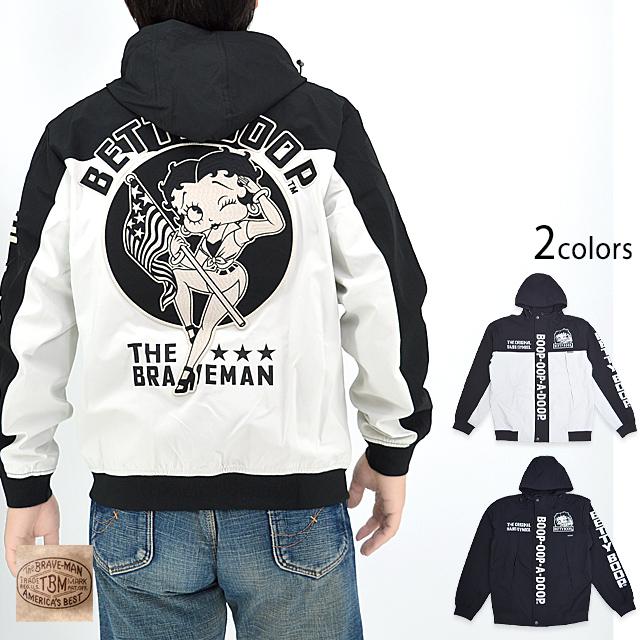 BR×BETTYコラボ マウンテンパーカー The BRAVE-MAN BBB-2351 ブレイブマン ベティーちゃん 刺繍 バイカー : サクラスタイル - 通販 - Yahoo!ショッピング
