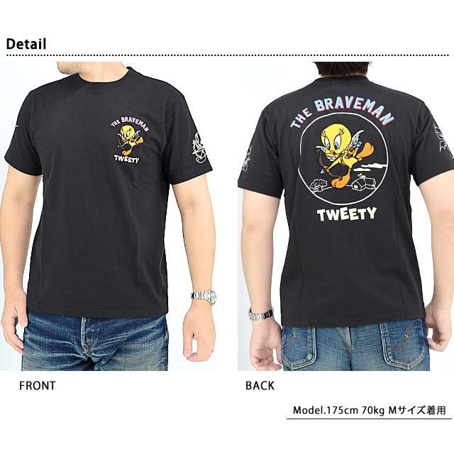 BR×LOONEYコラボ 天竺半袖Tシャツ The BRAVE-MAN LTB-2406 ブレイブ