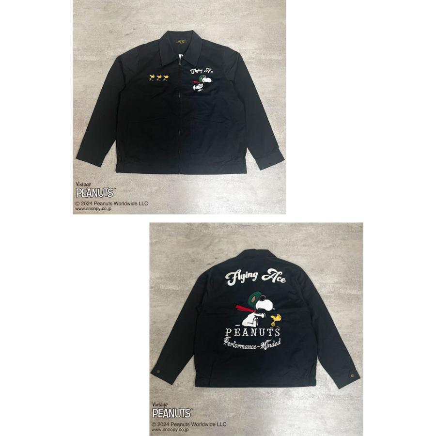 スヌーピー×フラッグスタッフ 刺繍コットンジャケット Flagstaff