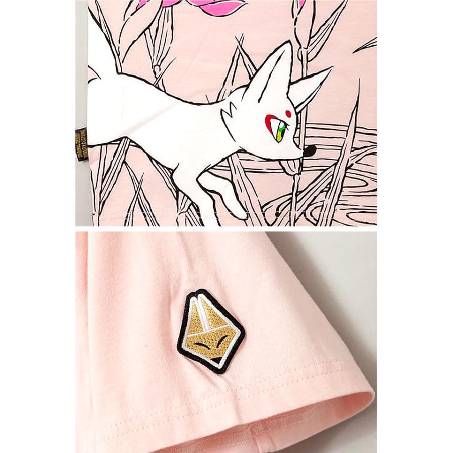 「ことこと(古都古都)物語 川辺に咲く菖蒲と鷺の図」半袖Tシャツ 今昔 KJ-27004 和柄 和風 狐 きつね キツネ : サクラスタイル - 通販 - Yahoo!ショッピング