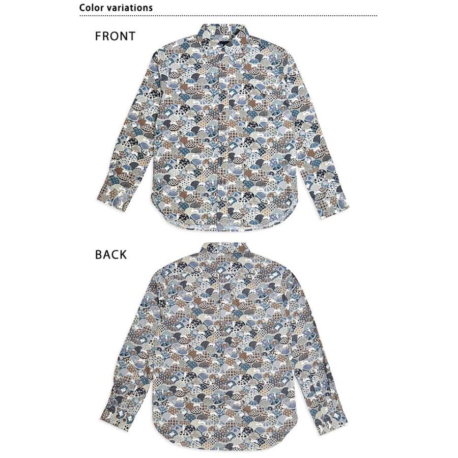 衣櫻 長袖レギュラーカラーシャツ「手鞠兎」 SA-1594 和柄 和風 日本製 国産 総柄 うさぎ ウサギ : サクラスタイル - 通販 - Yahoo!ショッピング