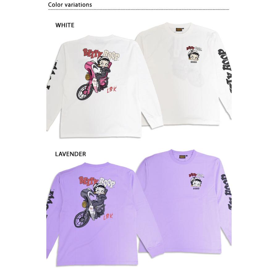 LBK×BETTY 全開バリバリ！ヤン車BETTYロングTシャツ ロウブロウ