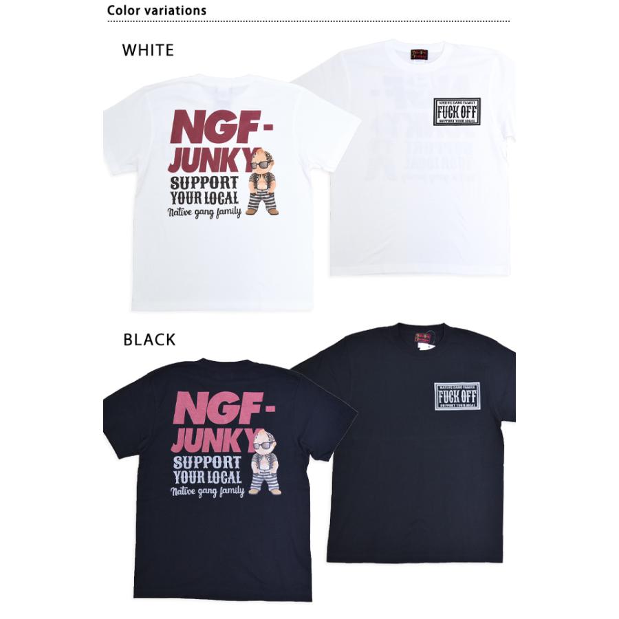 NGF-JUNKYベイビー半袖Tシャツ Native Gang Family NGF50-591 ネイティブギャングファミリー バイカー爆買 ...