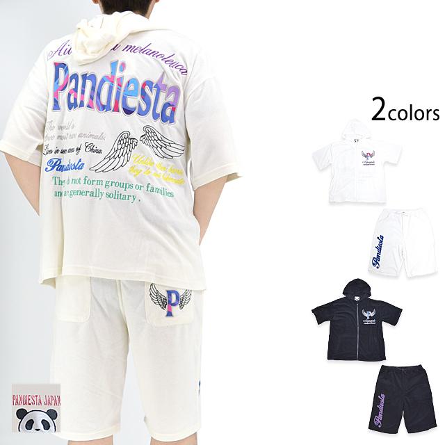 Pandiestaロゴアップリケ パーカーセットアップ PANDIESTA JAPAN 554561 パンディエスタジャパン 上下 ...