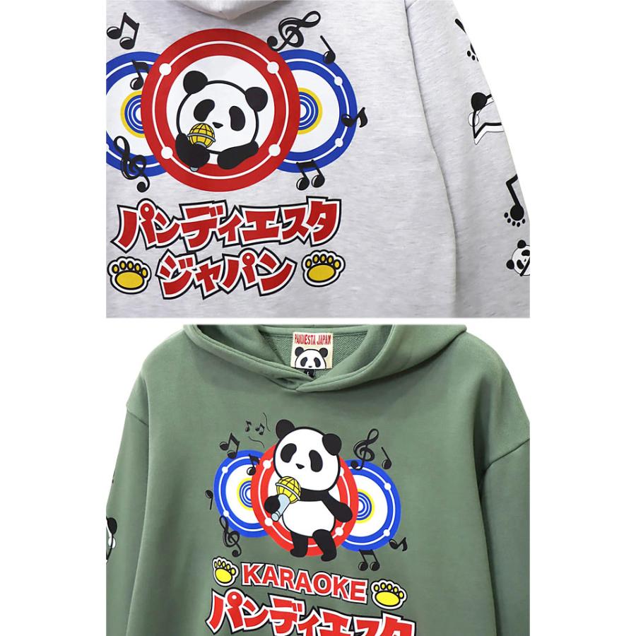 カラオケパンダプルパーカー PANDIESTA JAPAN 564354 パンディエスタジャパン スウェット ユニセックス カラオケパンダプルパーカー PANDIESTA JAPAN 564354 パンディエスタ