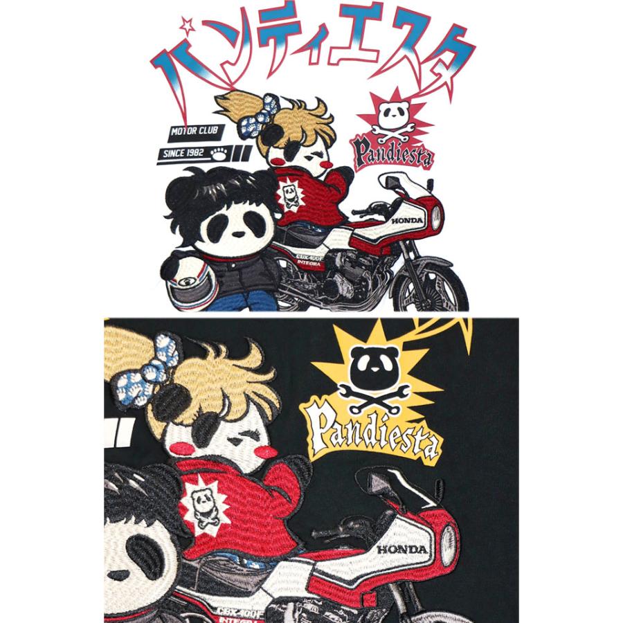HONDA×PANDIESTA CBX400F INTEGRA SHOW-WAロングTシャツ PANDIESTA JAPAN 564502 パンディエスタジャパン パンダ ホンダ HONDA×PANDIESTA CBX400F INTEGRA SHOW-WAロングTシャツ PANDIESTA