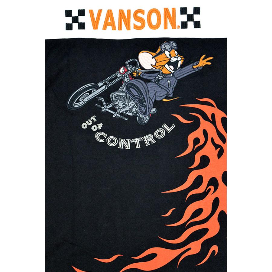 vanson×TOM＆JERRY 天竺半袖Tシャツ vanson TJV-2420 バンソン