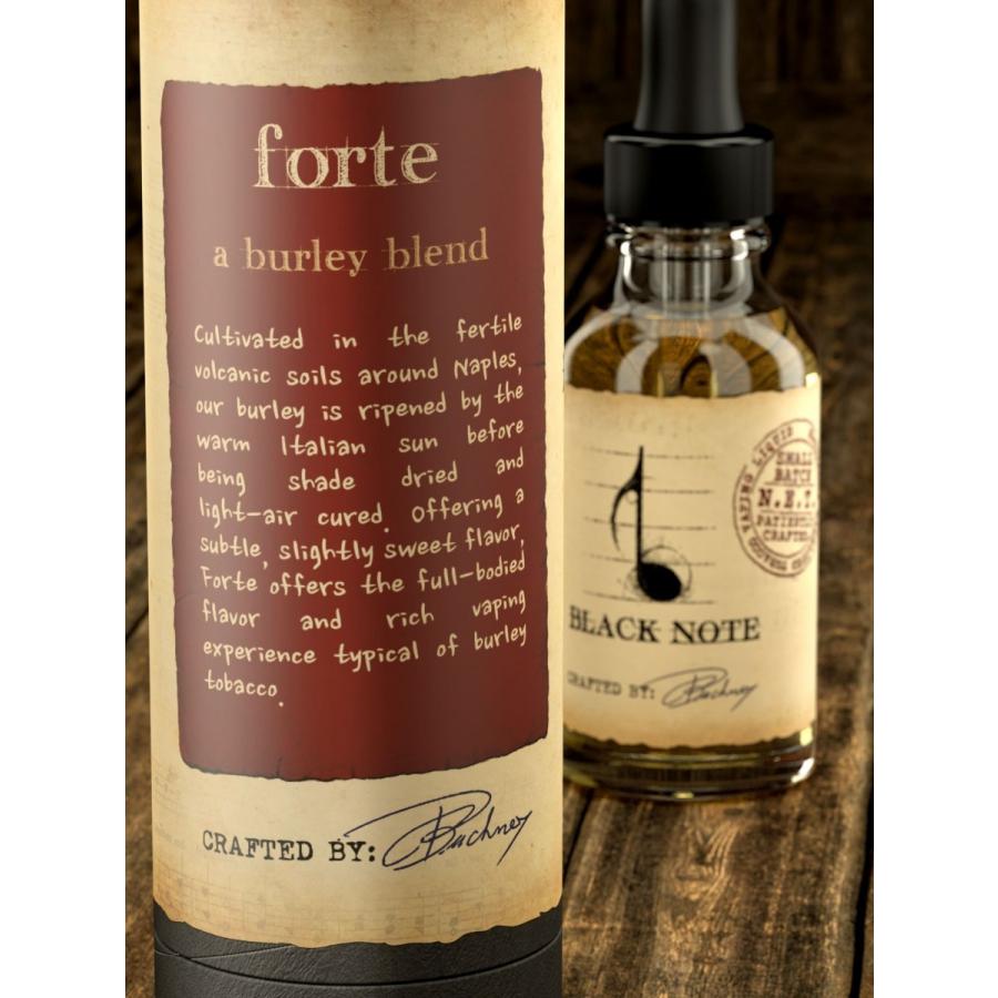 Black Note forte BURLEY TOBACCO ブラックノート フォルテ 30ml 高級リアルタバコ系リキッド ...