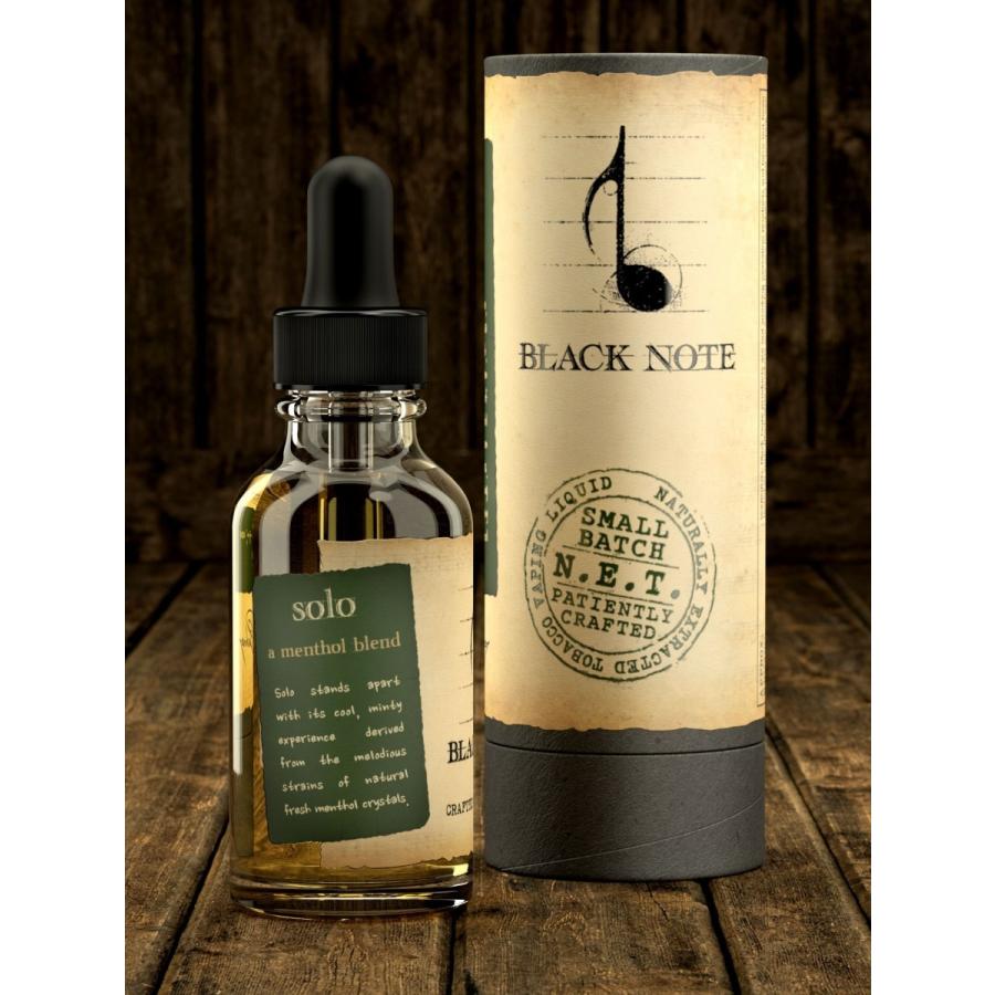 Black Note solo ブラックノート ソロ メンソール リアルタバコ系リキッド MENTHOL BLEND ...