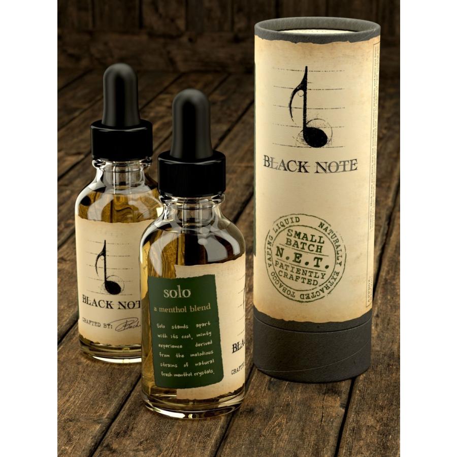 Black Note solo ブラックノート ソロ メンソール リアルタバコ系リキッド MENTHOL BLEND ...