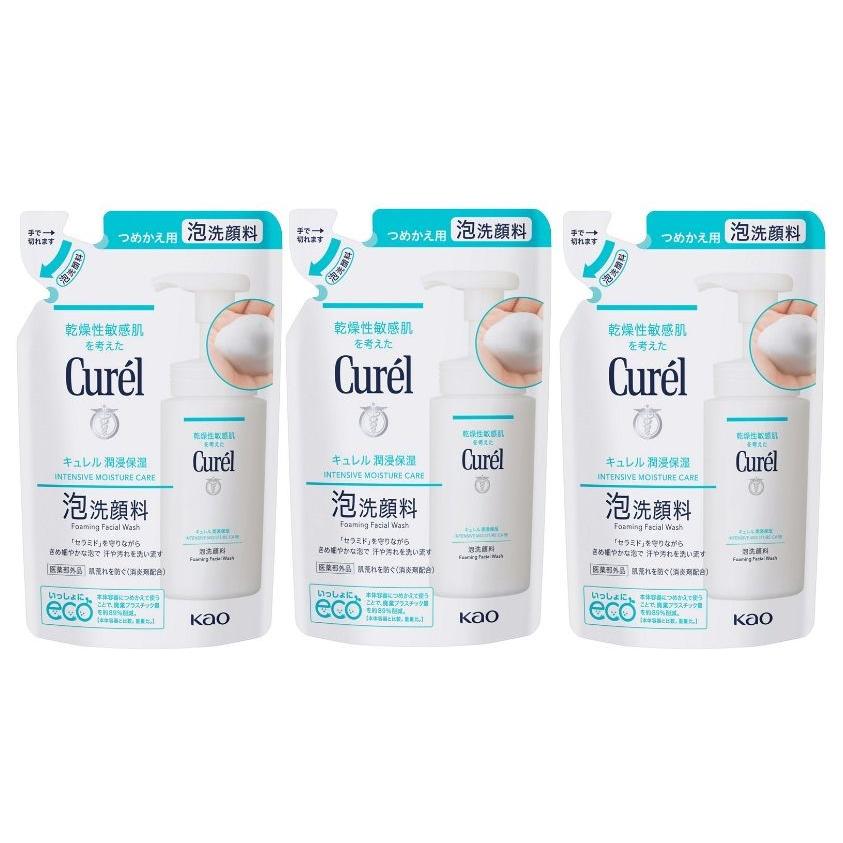 Curel キュレル 薬用泡洗顔料 つめかえ用 130ml[3個セット] : サクサクドラッグ - 通販 - Yahoo!ショッピング