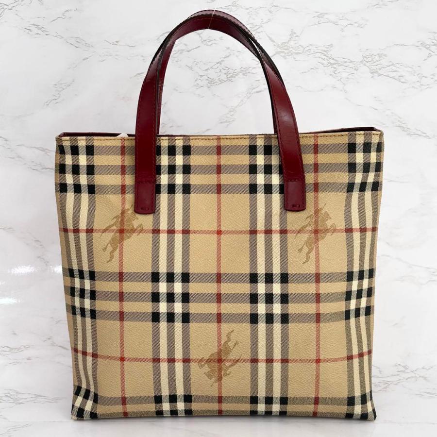 《大特価！》 バーバリー Burberry ハンドバッグ ノバチェック シャドーホース レザー 9-16627 : 9-16627 ...