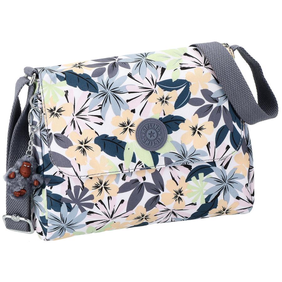 kipling キプリング ショルダーバッグ KI21079FC MELILLO メリロ 斜めがけバッグ FLORAL HARMONY グレー系+マルチカラー : Salada Bowl ...