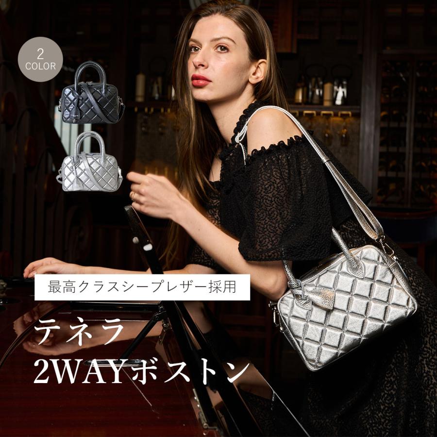 SALON DE ALFURD TOKYO ショルダーバッグ レディース 軽い 軽量 本革 2way ボストンバッグ ミニ ミニバッグ ショルダー シープレザー 人気 ブランド サロンド ...