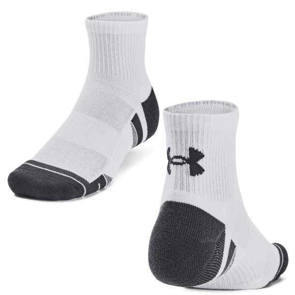 UNDER ARMOUR 即日発送【メール便送料無料】アンダーアーマー UAパフォーマンステック クオーター ソックス 3足セット メンズ 3 ...